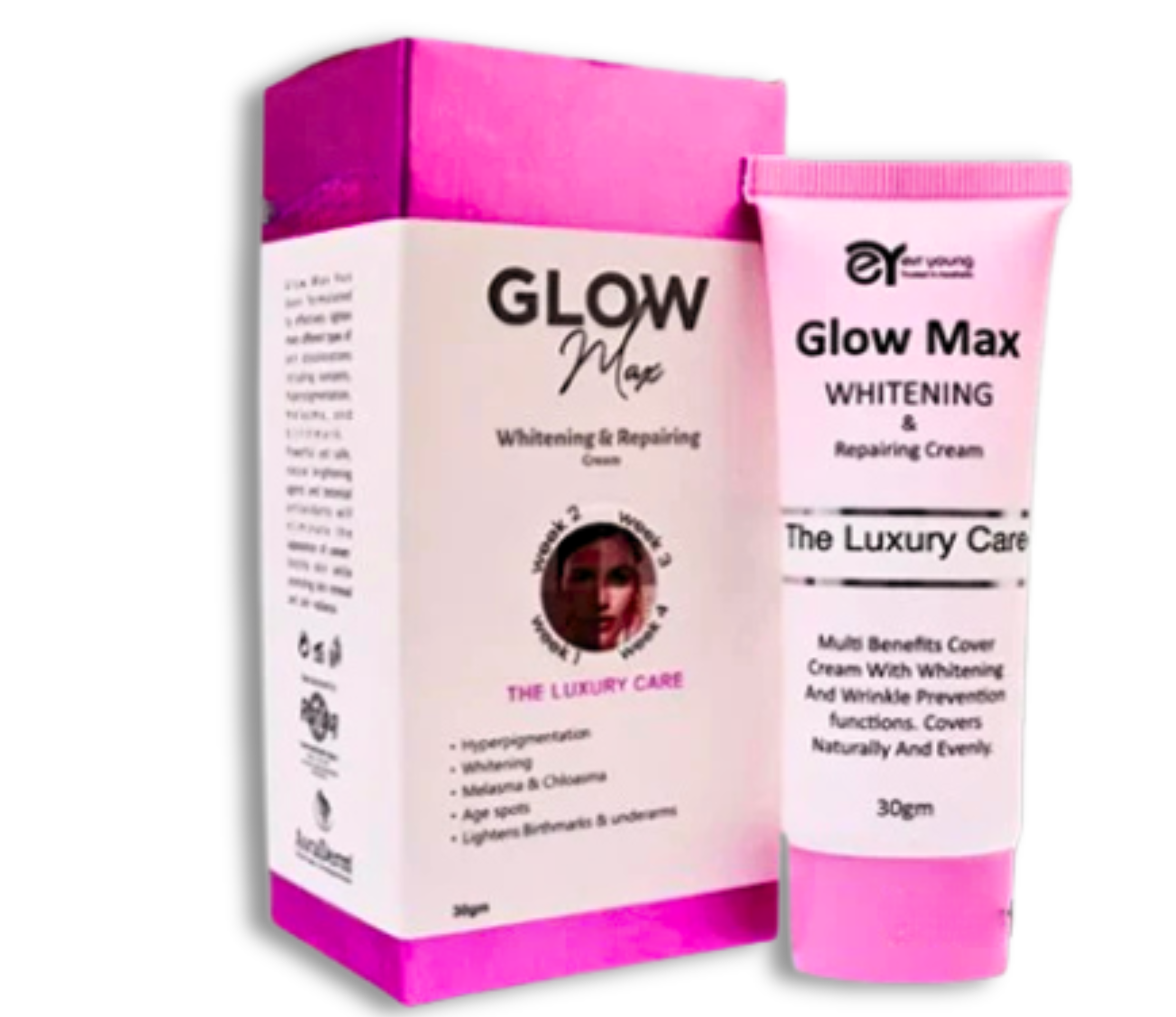 Glow Max Brightening Repairing Cream 30gm – Time&Trend