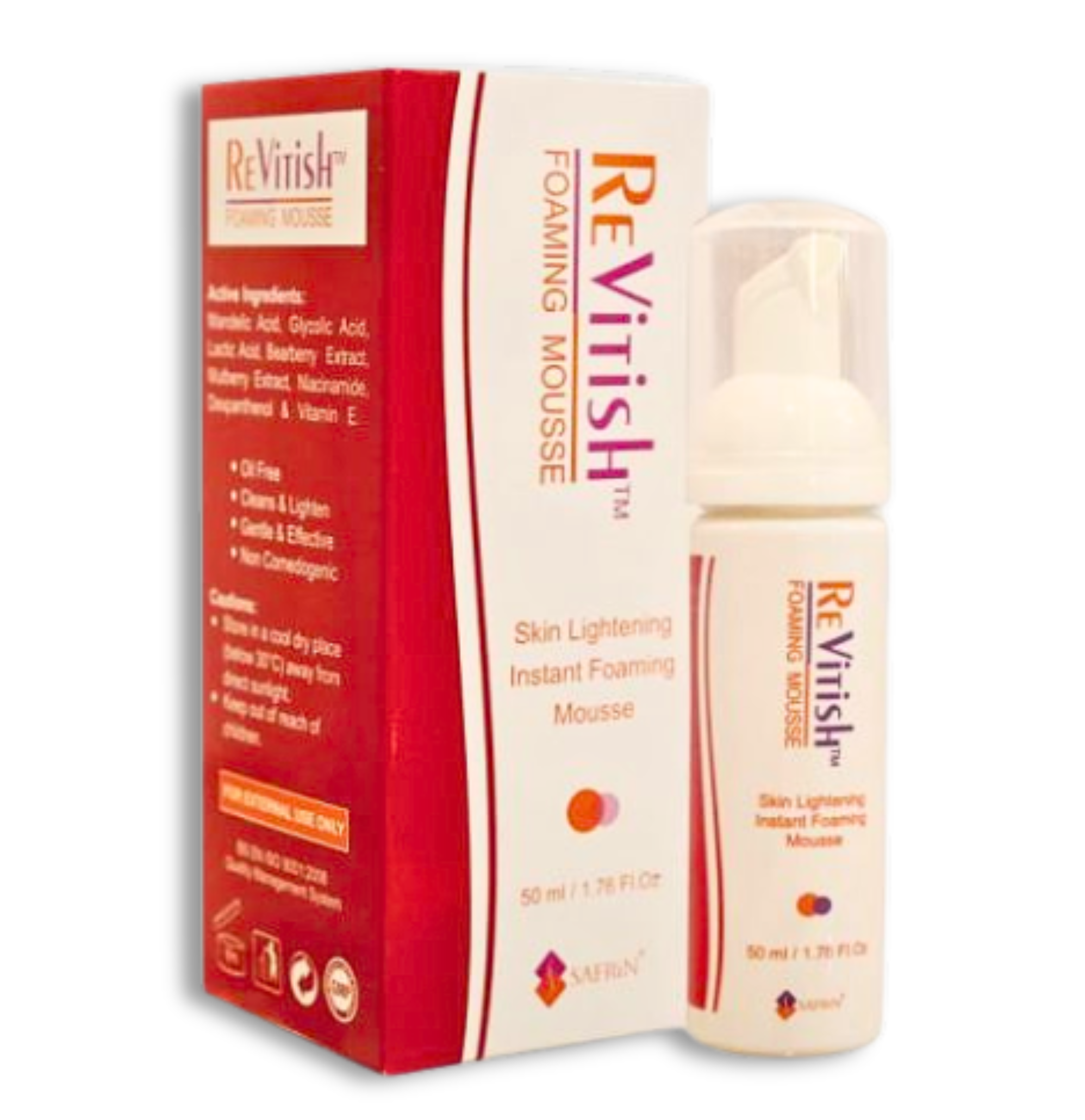 Revitish Foaming Mousse 50ml – Deep Cleansing & Brightening Face Wash ...