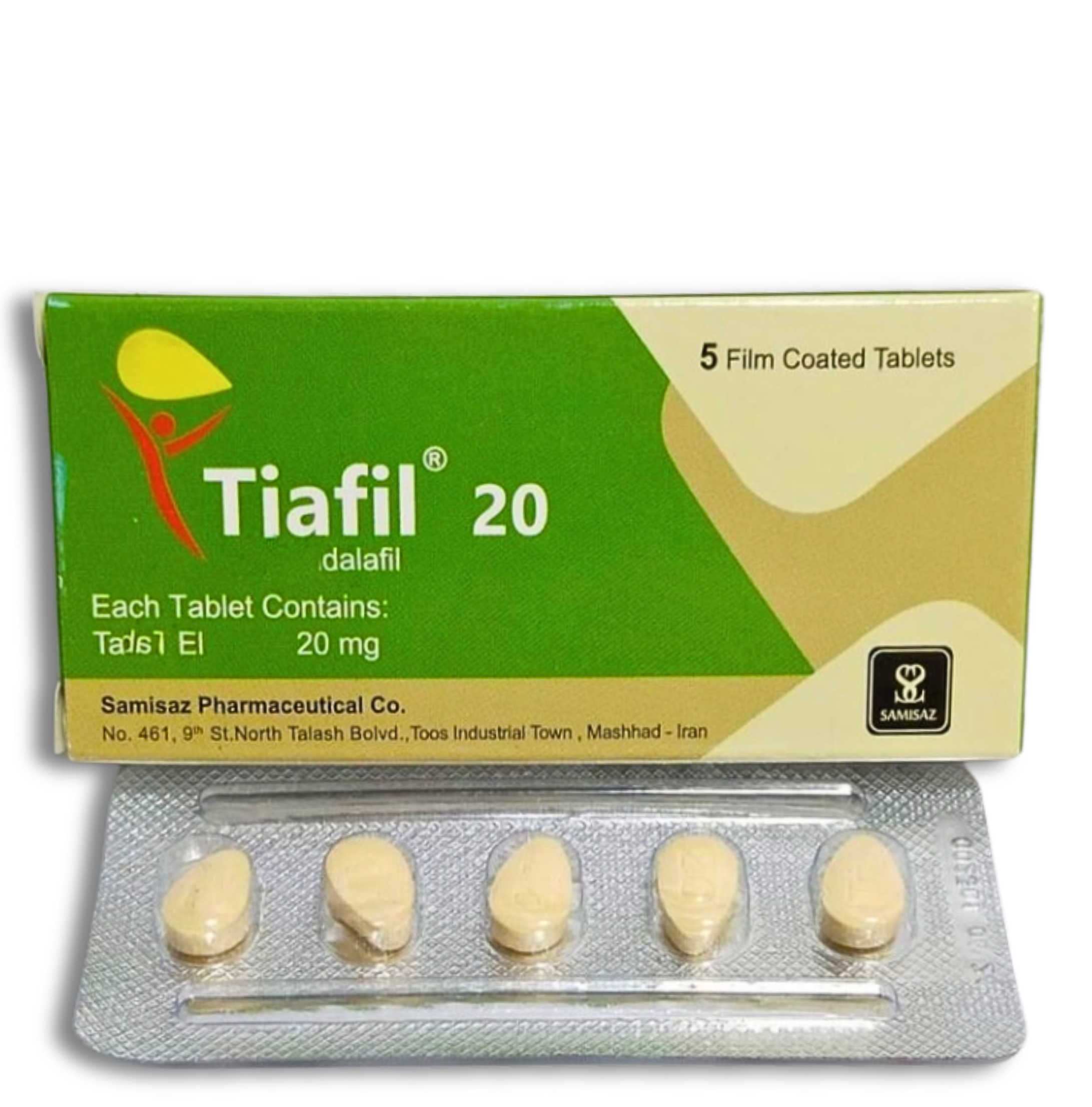 Tiafil Tablets 20mg – Time&Trend