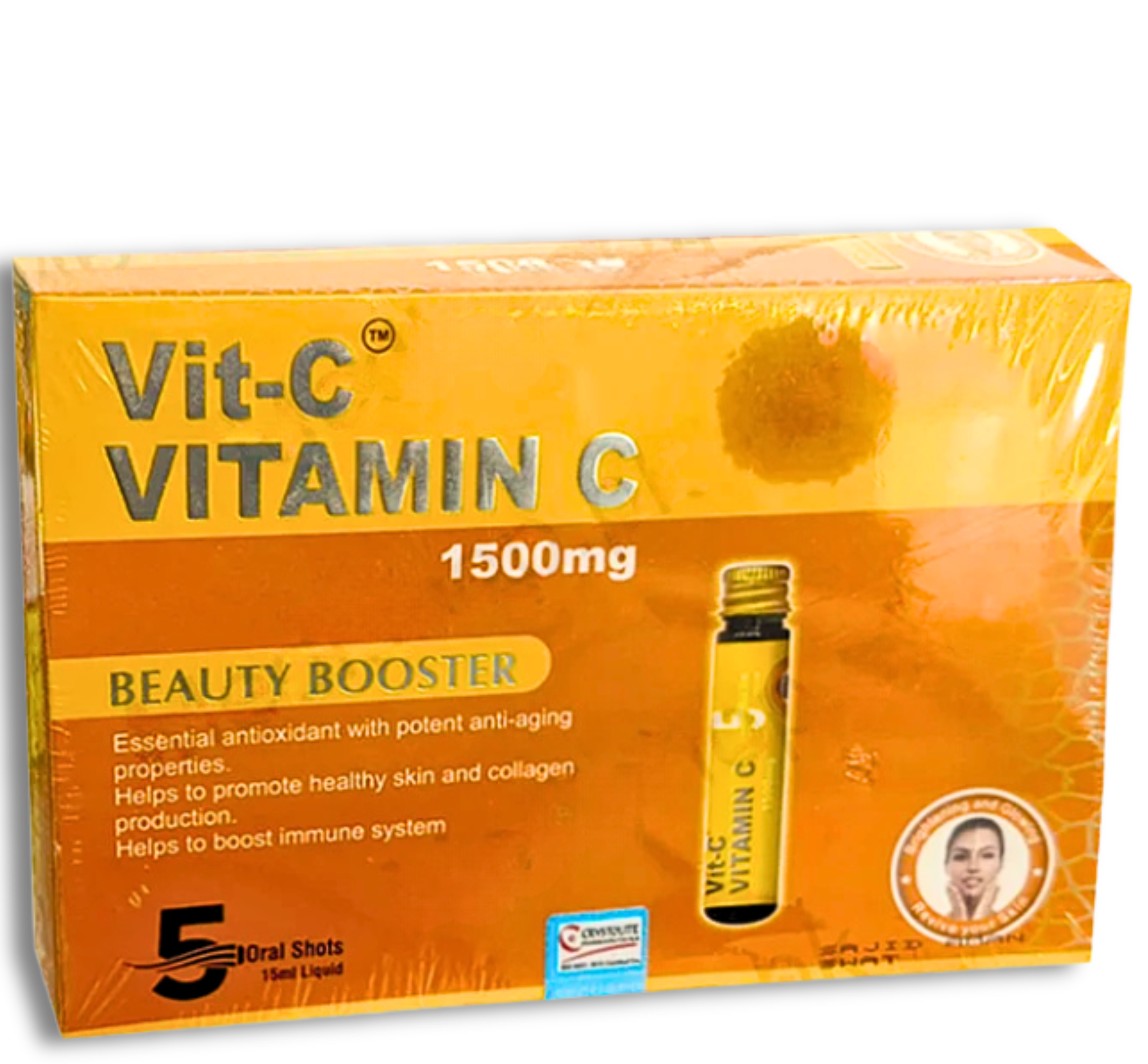 Vit-C Vitamin C Oral Shots – Immunity Booster & Skin Brightening Liquid ...